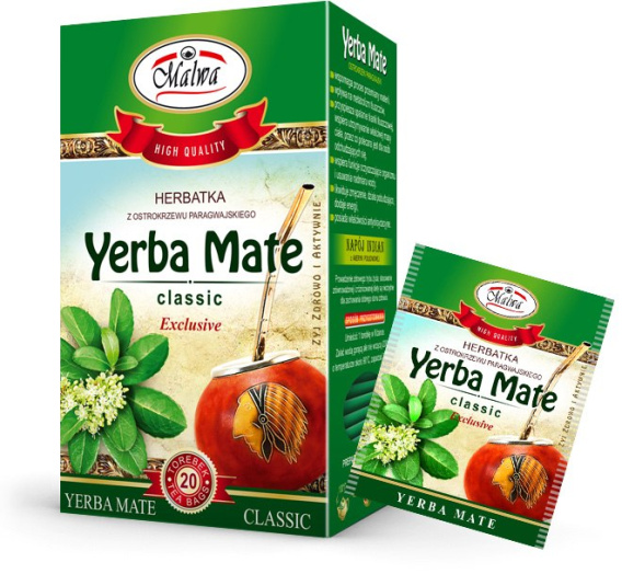 MALWA TEA HERBATA YERBA MATE 20 TB EKSPRESOWA Herbaty Malwa Home Sklep ...